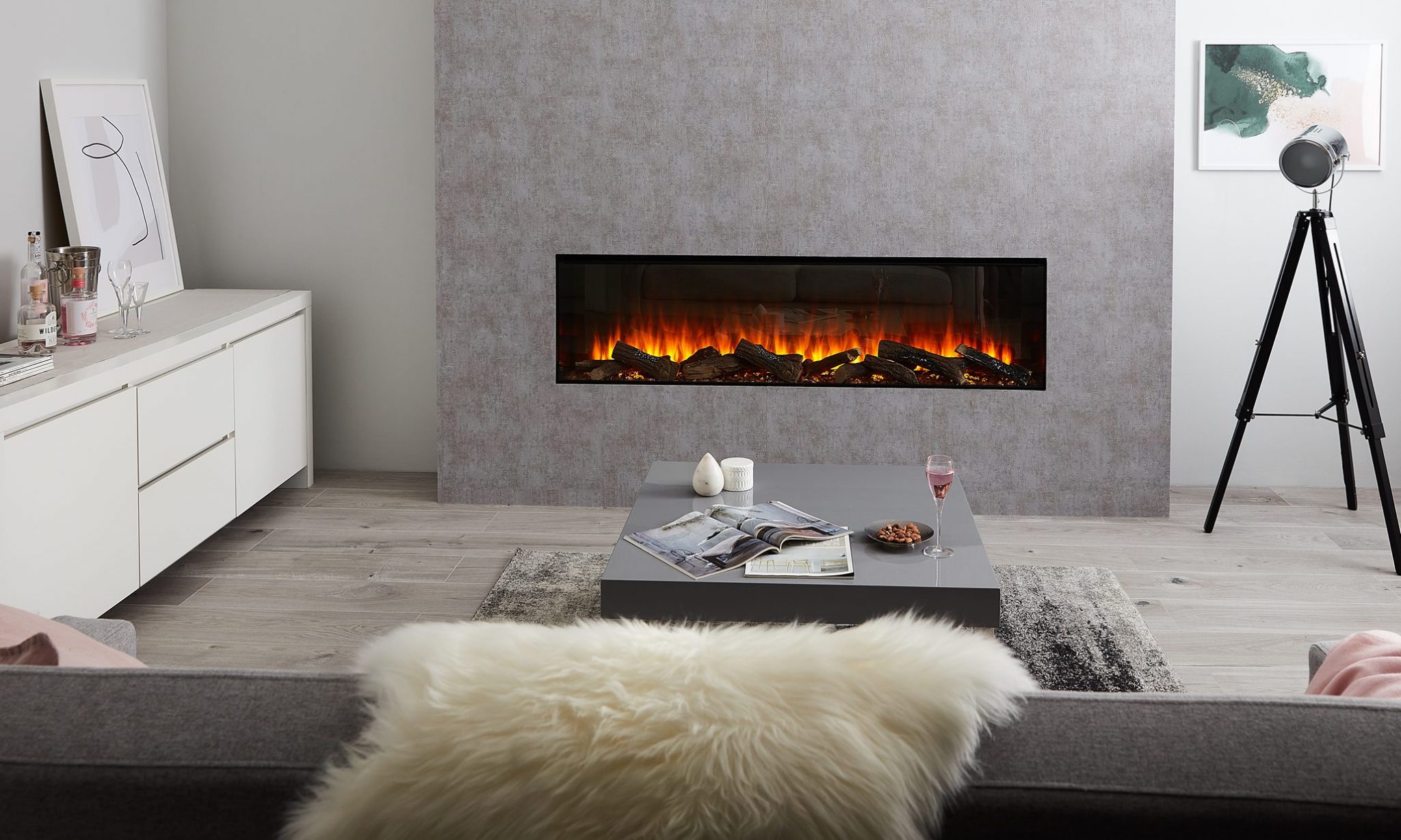 British Fires UK New Forest 1600 Electric Fire - Debrett Fires